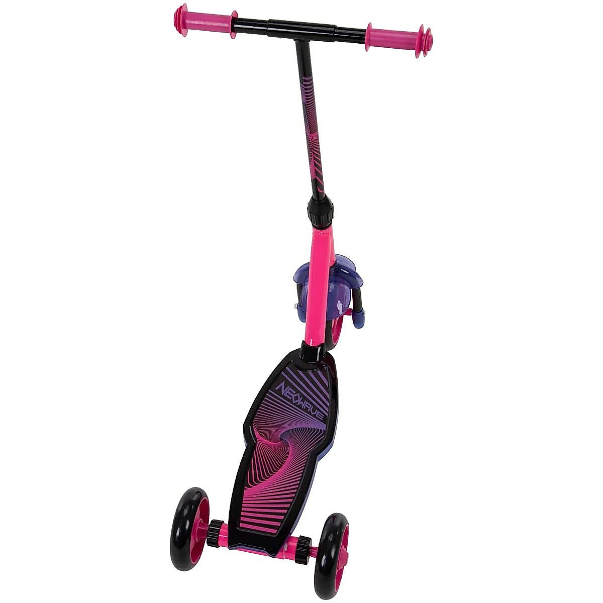Huffy Neowave Electro-Light 3-Wheel Preschool Scooter – Pink and Purple