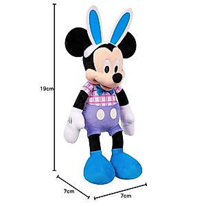 Disney Easter 19-Inch Mickey Mouse Large Plush, Mickey Mouse in Bunny Outfit with Ears, Officially Licensed Kids Toys for Ages 2 Up, Amazon Exclusive