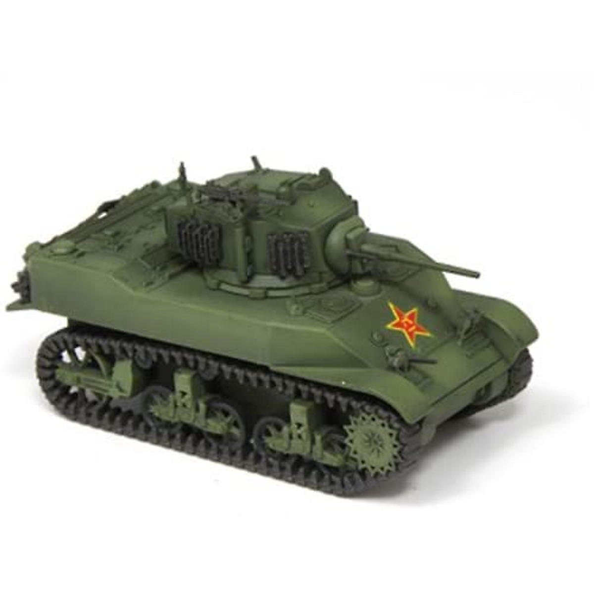 S-Model China PLA Captured Type 97 & M5A1 M5A1 Stuart Light Tank 2 Vehicles Set 1/72 ABS Tank Pre-builded Model