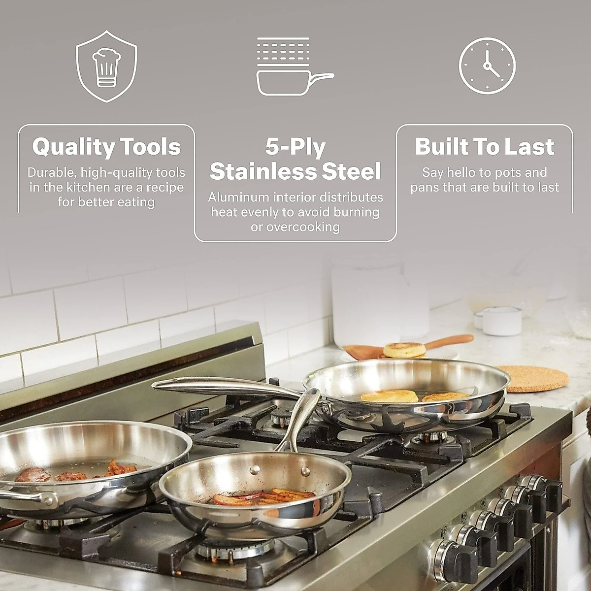 Brandless Stainless Steel Cookware (Brandless Stainless Steel Stock Pot with Lid)