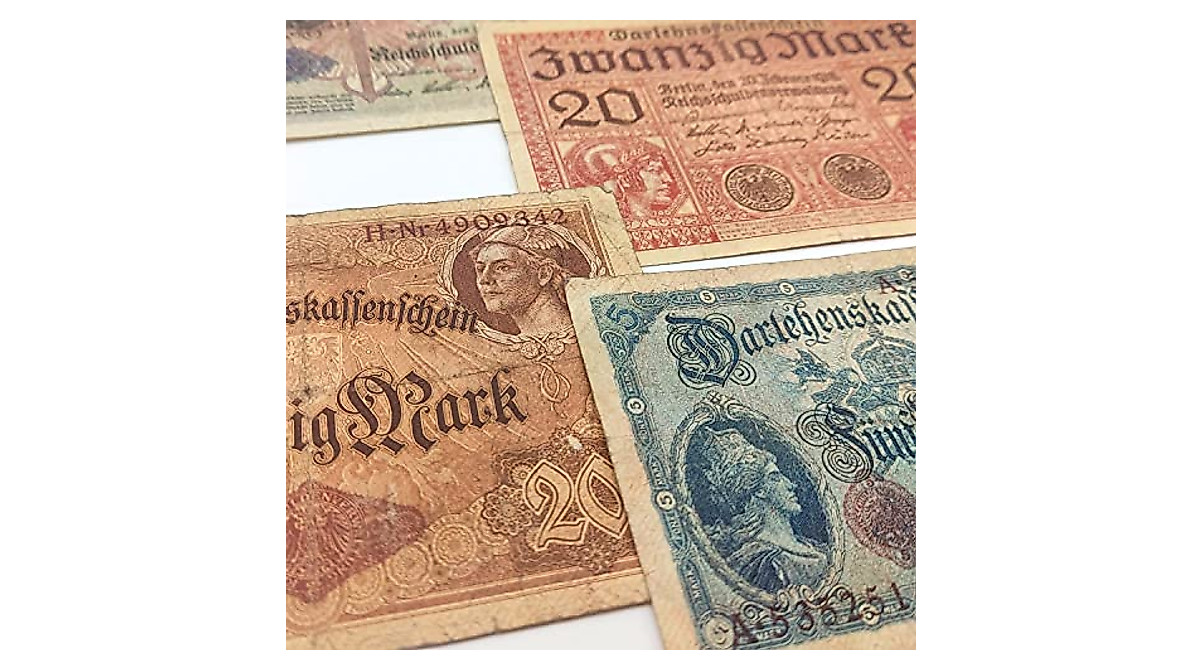 WWI German Empire Banknotes Collection - Authentic & Certified