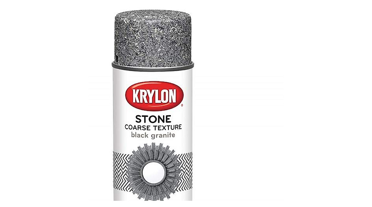 Krylon K18201 Black Granite Spray Paint - Textured Finish