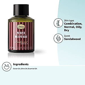 The Art of Shaving Pre Shave Beard Oil for Men, Protects Against Irritation and Razor Burn, Clinically Tested for Sensitive Skin, Sandalwood, 2 Fl Oz (Pack of 1)