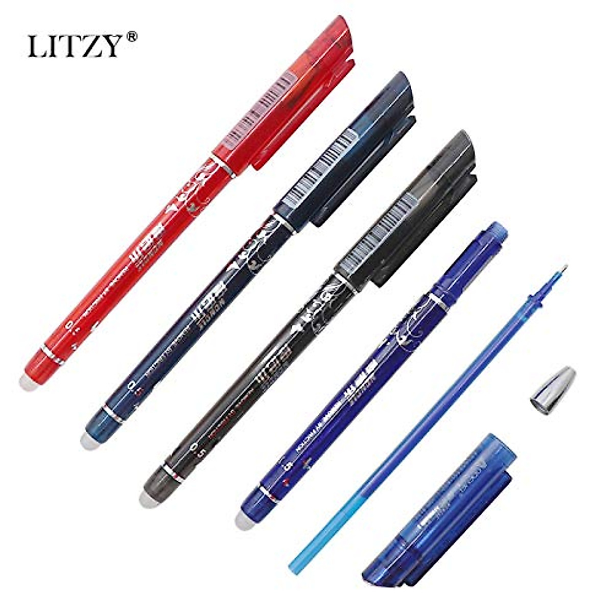 Erasable Pen Pen Blue/Black Student Stationery Pen Multifunctional Gel Pen 0.5mm Nib Writing Smooth and Strong Quality 3pcs6pcs
