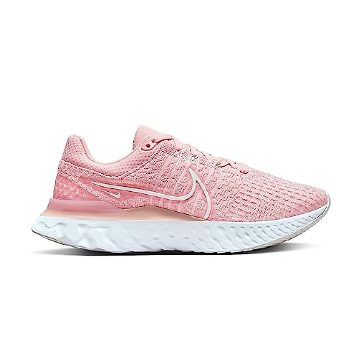 Nike Womens React Infinity Run FK 3 Running Trainers DD3024 Sneakers Shoes (UK 4.5 US 7 EU 38, Pink Glaze White Pink Foam 600)