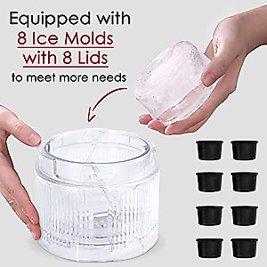 Shave Ice Attachment for KitchenAid Stand Mixers, Ice Shaver Attachment, Snow Cone Attachment/Maker, White (Machine/Mixer Not Included)