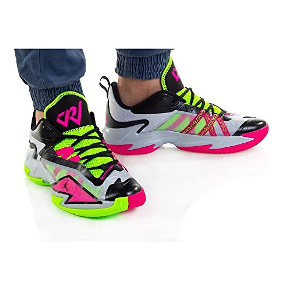 Nike DC7701 002 Jordan One Take 3, Men's Basketball Shoes, Grey/Multicoloured/, Grey, 10.5 AU