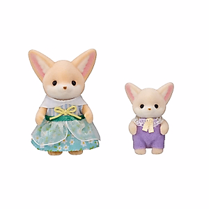 Calico Critters Sunny Picnic Set - Fennec Fox Sister & Baby, Doll Playset with Figures and Accessories