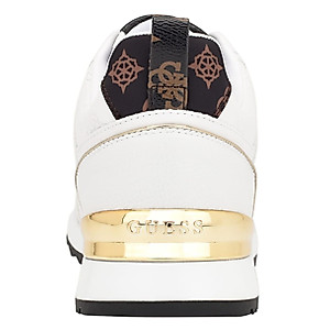 Guess Women's KADLIN Sneaker, White 140, 10