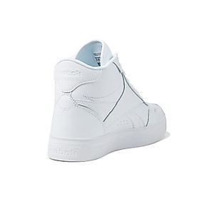 Reebok Women's Court Advance Bold High Sneaker, Footwear White/Footwear White/Footwear White, 9