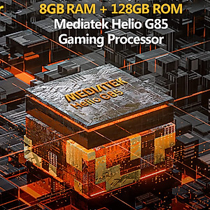 Ulefone Power Armor 14 Pro 10000mAh Rugged Smartphone 2023, Android 12 6GB+128GB IP68 Waterproof Phone, 20MP Triple Rear Camera, Wireless Charging, 6.52"HD+ Screen Dual SIM 4G Rugged Phone OTG NFC FM