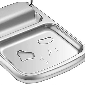 ljhnba Stainless Steel Pot Lid Rack Stand Holder for Cabinet Countertop Storage for Home and Kitchen