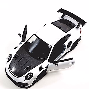 Kinsmart Porsche 911 GT2 RS 2010 Eggshell White Hard Top 1/36 Scale Diecast Car