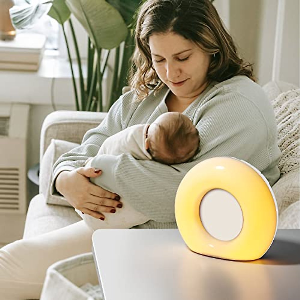 DailyBody Sound Machine White Noise Machine with 30 Soothing Sounds 12 Colors Night Light 36 Levels Volume 5 Timers & Memory Function Effectively Blocks Noise Ideal Sleep Machine for Baby Kids Adults