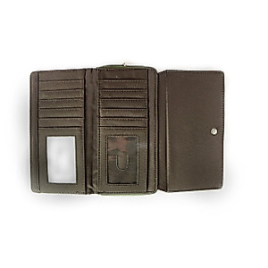 Womens Mossy Oak Camo Wallet Large Tri Fold Camo Wallet