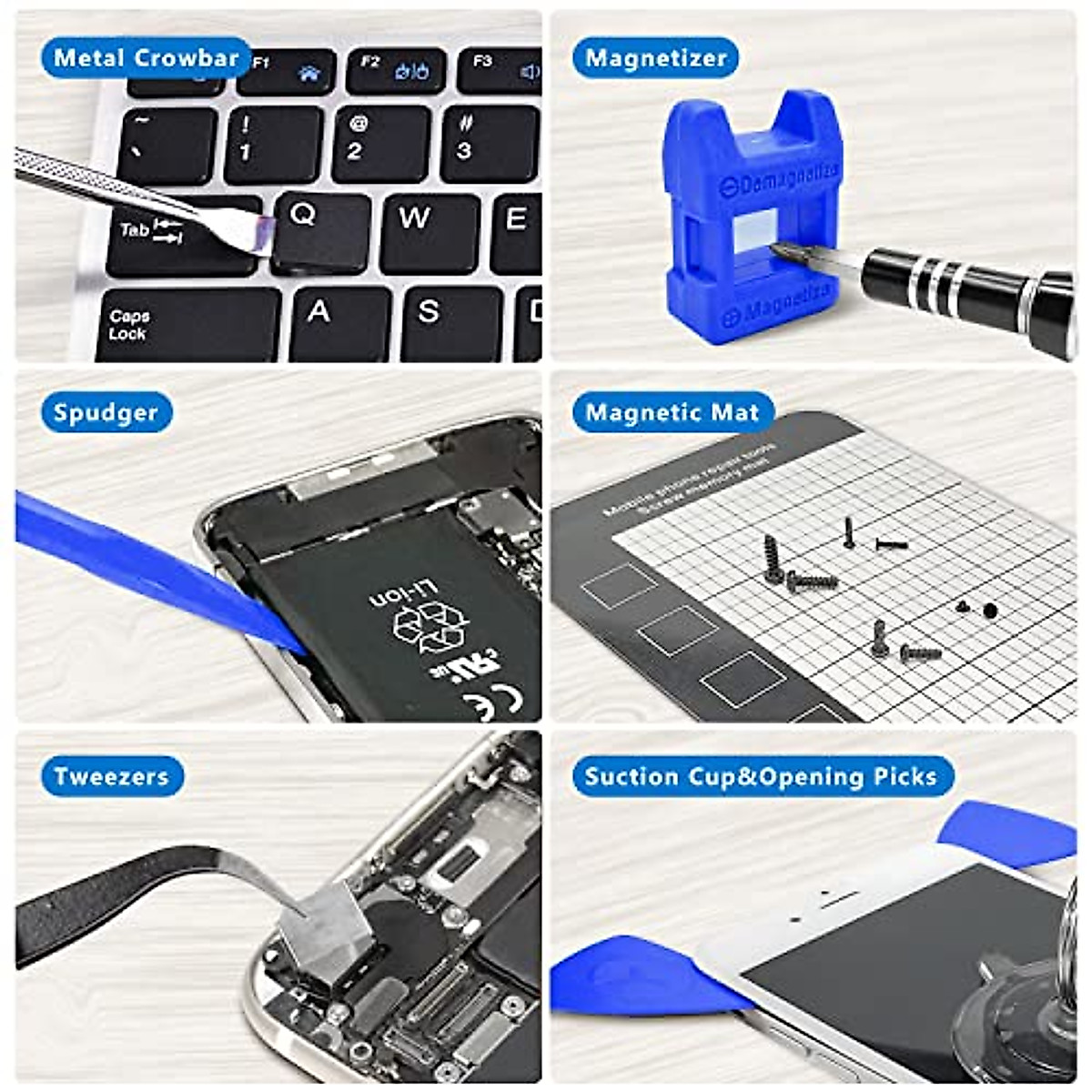 Precision Screwdriver Set, Unamela 139 in 1 Computer Repair Tool Kit, Magnetic Screwdriver Kit with 120 Bits Compatible for PC Building, Laptop, MacBook, Tablet, iPhone, PS4, Xbox, Game Console