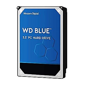WD Internal Hard Disk 3.5in 6TB WD Blue WD60EZAZ SATA 6Gb/s 5400RPM 256MB Cache (Renewed)