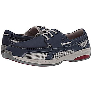Dunham mens Captain Boat Shoe, Navy Nbk, 9.5 X-Wide US