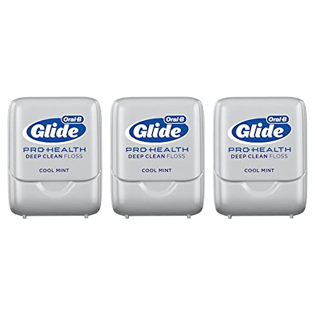 Oral-B Glide Pro-Health Dental Floss, Deep Clean Cool Mint Flavor, 40 M, 3 Count
