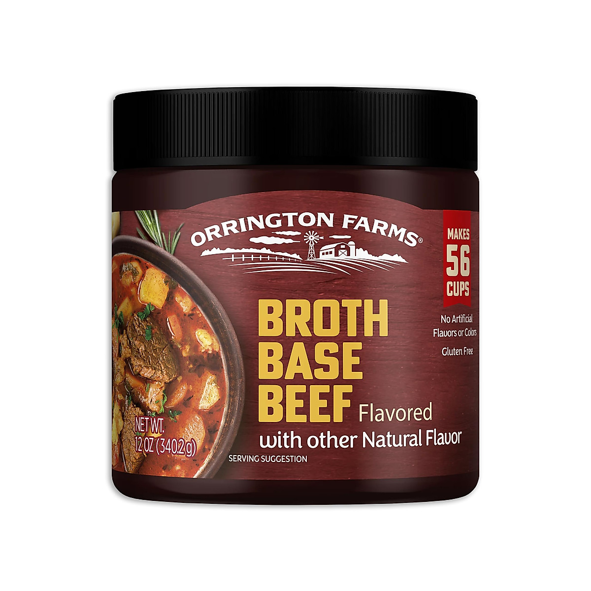 Orrington Farms Beef Flavored Soup Base 56 Servings ( 2 Pack )