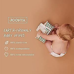 Joonya Baby Wipes - Non-Toxic, Earth-Friendly Baby Wipes for Calm, Healthy Skin - Fragrance Free Baby Wipes - Bulk Baby Wipes - 3 Packs of 80 Diaper Wipes (240)