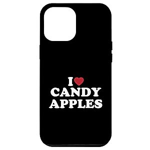 iPhone 14 Pro Max I Love Candy Apples, I Heart Candy Apples Case