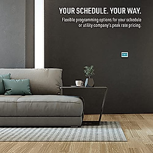 Honeywell Home RTH9600WF Smart Color Thermostat Energy Star Wi-Fi Programmable Touchscreen Alexa Ready - C-Wire Required, Not Compatible with Line Volt Heating