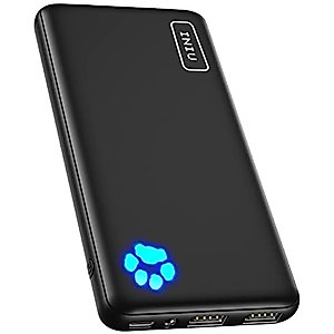INIU Portable Charger, Slimmest 10000mAh 5V/3A Power Bank, USB C in&out High-Speed Charging Battery Pack, External Phone Powerbank Compatible with iPhone 14 13 12 11 Samsung S22 S21 Google LG iPad etc