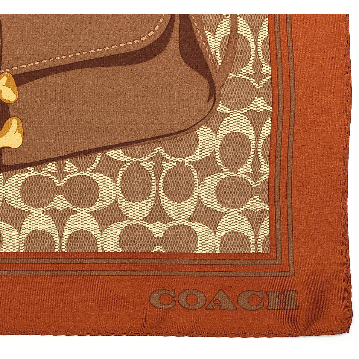 Coach TABBY PRINTED SILK SQUARE