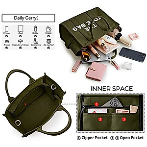 The Tote Bag Canvas for Women | Zipper Closure Shoulder Bag | Handbag for Shopping, Work, Travel, Everyday use (PURPLE)