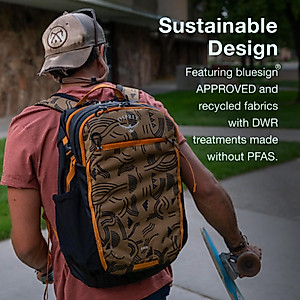 Osprey Axis Laptop Backpack, Tungsten Grey/Muted Space Blue