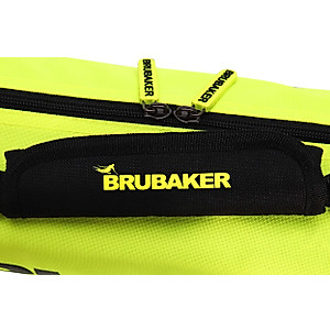 BRUBAKER XC Touring Cross-Country Ski Bag for 1 Pair of Skis and 1 Pair of Poles - Neon Yellow/Black - 76 7/8 Inches /195 Cm
