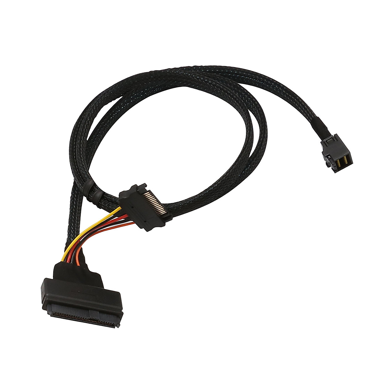 M.2 Mini-SAS HD to U.2 Cable (SFF-8643 to SFF-8639) Connector for U.2 PCIe-NVMe SSD U2 U.2 Kit Cable Included SI-ADA40121