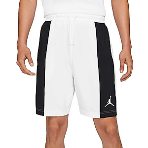 Jordan Dri-FIT Air Men's Woven Shorts CZ4773-100 (White/Black/White), Large