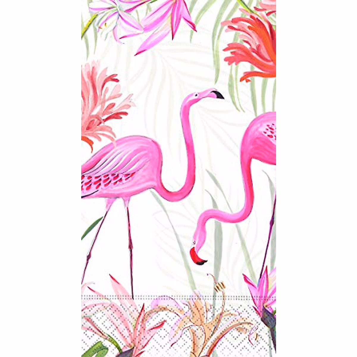 Design Design Disposable Hand Towels Decorative Paper Guest Towels for Beach Bathroom Decor Pink Flamingo Pk 30