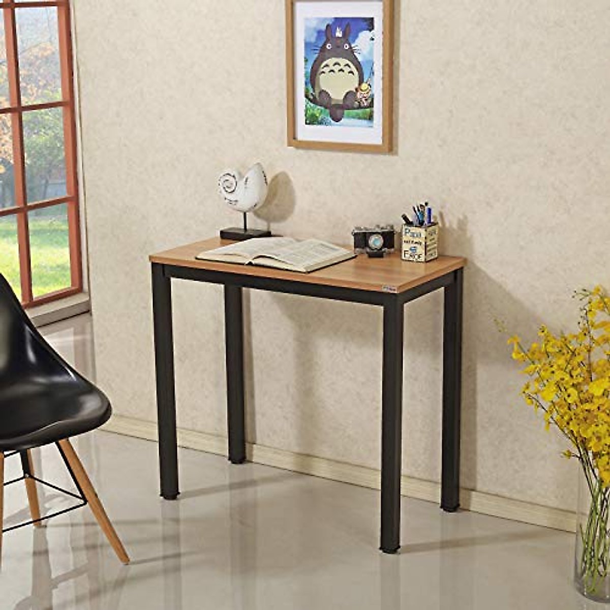 Need Small Computer Desk 31-1/2'' Sturdy and Heavy Duty Writing Desk for Small Spaces and Small Desk Study Table Laptop Desk- AC3BB-80-40