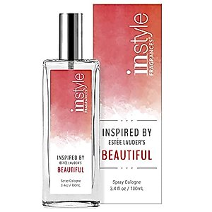 Instyle Fragrances | Inspired by Estee Lauder's Beautiful | Women’s Eau de Toilette | Vegan, Paraben & Phthalate Free | Never Tested on Animals | 3.4 Fl Oz