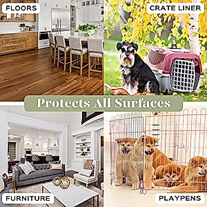 NALALAS Washable Pee Pads for Dogs - Dog Pads Washable Waterproof Dog Mat - Dog Pee Pads Washable Dog Potty Pad - Puppy Pee Pads Pet Training Pads - Dogs Reusable Pee Pads Dogs Whelping Pad 34" x 36"