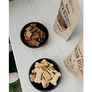 CRAFTED BY HUMANS LOVED BY DOGS Portland Pet Food Company Brew Biscuit Dog Treats (3 x 5 oz Bags Variety Pack) – Mixed Flavors –All Natural, Human-Grade, USA-Sourced and Made