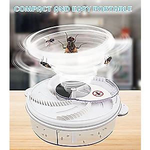 Yaciw Electric Fly Trap, Fly Trap Pest Device Insect Catcher Automatic Flycatcher Fly Trap Pest Reject Control Catcher Insect Repellents Tools