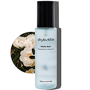 skybottle Hair & Body Mist, Lasting Fragrance with Bergamot, White Rose Scent, Travel Size Perfume and Body Spray, Hygiene Essentials for Women, Girls Valentine Gift, 3.4 Fl. Oz