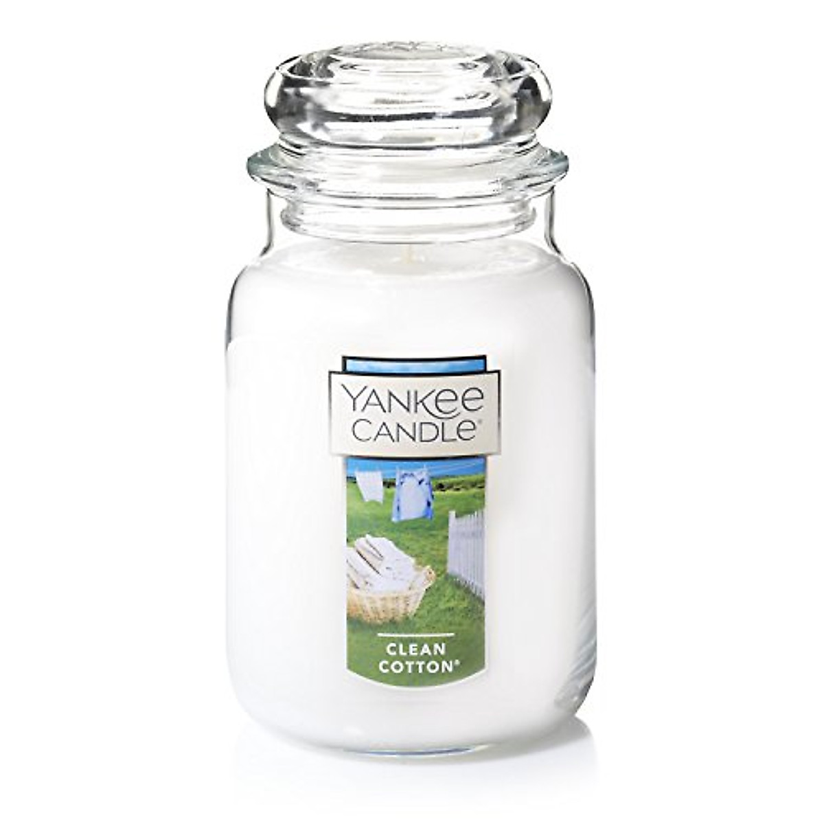 Yankee Candle Large Jar Candle Beach Walk & Large Jar Candle Clean Cotton