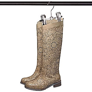 JOINSI 20 Pack Boot Hangers Closet Hanging Clips Laundry Hooks for Hats, Pants, Towel, Socks, Handbags, Bags, Underwear