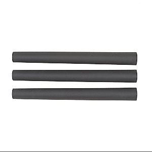 Shop-Vac 9061400 1.25 Inch Diameter Extension Wands, Polypropylene Construction, Black, (3 Pack) & SHOP-VAC 9062100 10" Wet Dry Nozzle Black