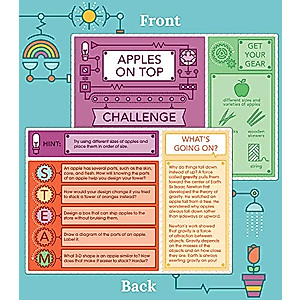 Carson Dellosa Stem Challenges Learning Cards Bundle, 2 Hands-On Science Kits for Kids Ages 8-12, 60 Stem Projects, Educational Science Kits, Stem Education Kit for Homeschool or Classroom
