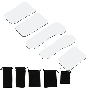 5pcs Dental Mirrors, Dental Orthodontic Intraoral Photographic 2-sided Reflector Mirror for Clinic Dentist