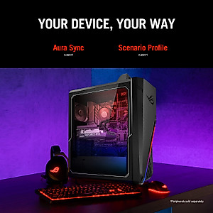 ASUS 2022 ROG Gaming Desktop, Intel Core i7-12700F Processor, 32GB DDR4 RAM, 2TB PCIe SSD, NVIDIA GeForce RTX 3060 12G DDR6, Win 11 Pro, Black