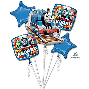 Anagram FOIL Licensed Balloon Bouquet, One Size, Blue