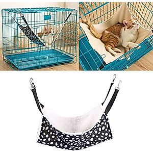 Litewoo Pet Cotton Hammock, Hanging Bed Warm Hammock Swing for Bird Parrot Rat Sugar Glider Chinchilla Squirrel Guinea Pig
