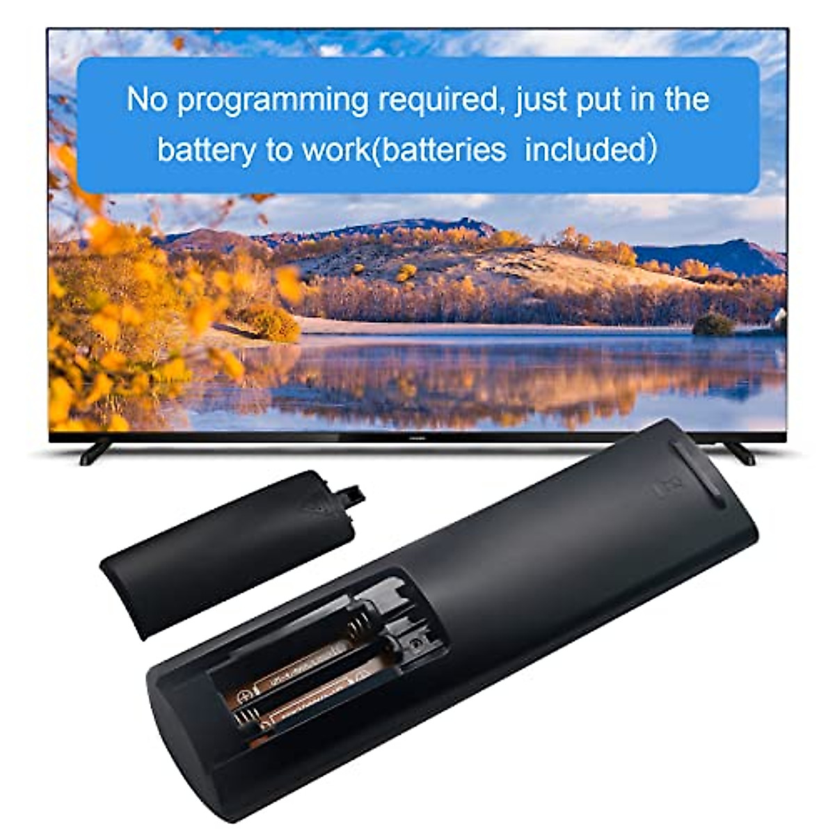 Goukano Universal Remote Control for All LG Smart TV Remote Control Compatible All Models LCD LED 3D HDTV Smart TVs AKB75095307 (with Batteries)